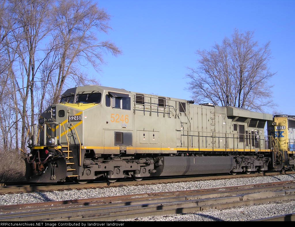 CSXT 5247 On CSX Q 241 Southbound